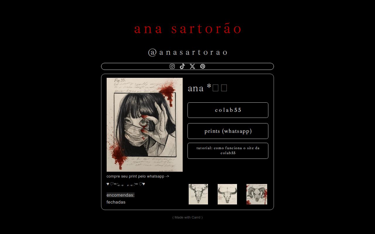 lojinha info - @anasartorao